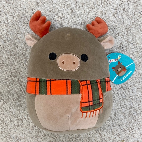 Squishmallows | Toys | Nwt Patterson The Fall Moose Squishmallows 7 | Poshmark